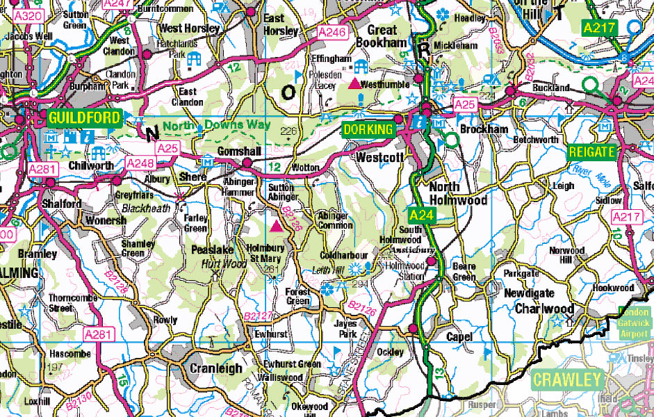 Surrey County Map 2021 Map Logic