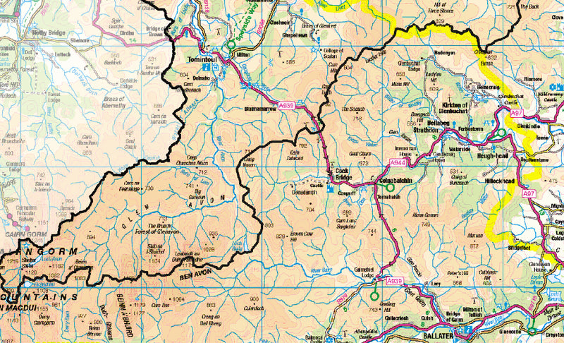 Aberdeenshire Moray, Angus and Forfar County Map (2021) – Map Logic
