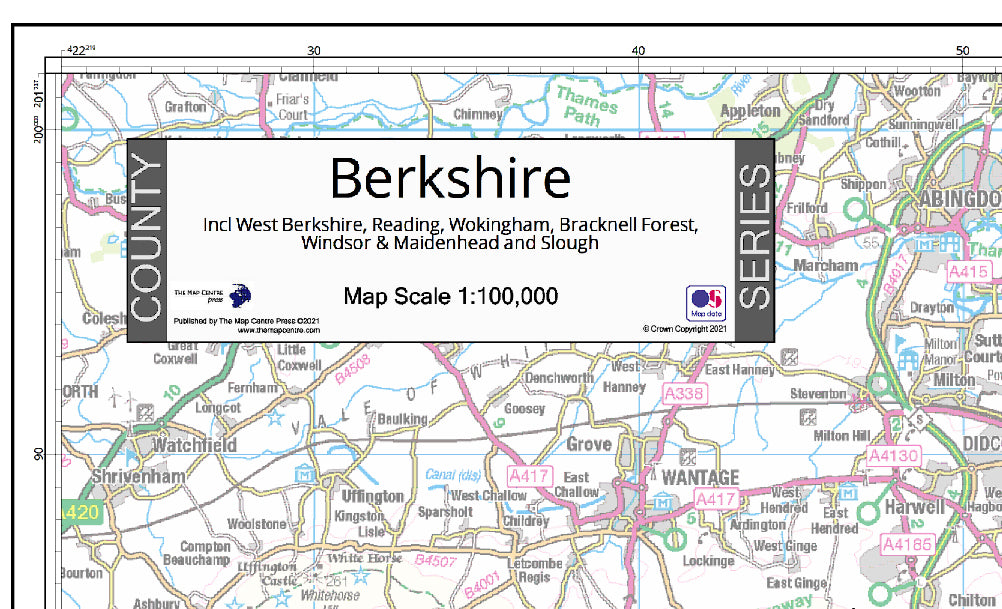 Berkshire County Map (2021) – Map Logic