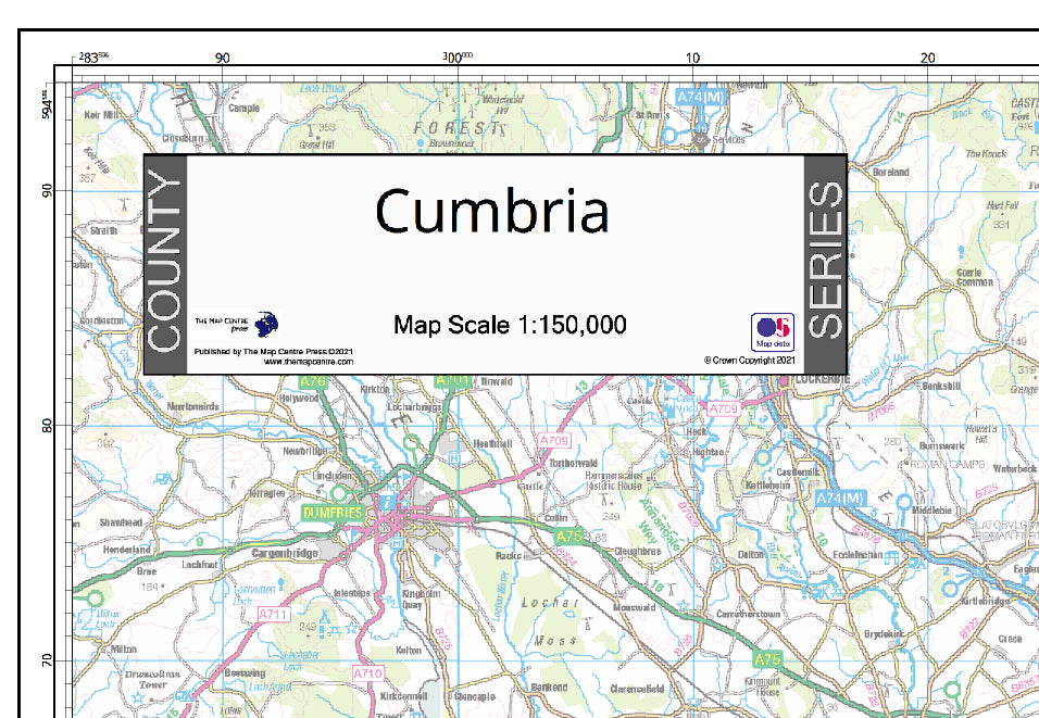Cumbria County Map (2021) – Map Logic