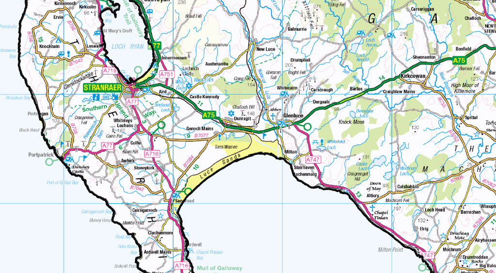 Dumfries and Galloway County Map (2021) – Map Logic