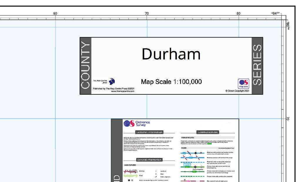 County Durham Map – Map Logic