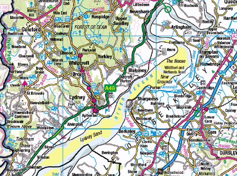 Gloucestershire County Map (2021) – Map Logic
