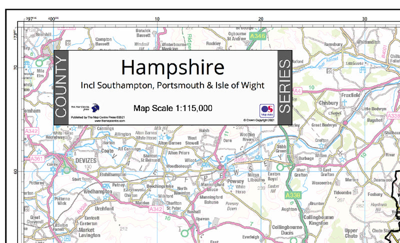 Hampshire County Map (2021) – Map Logic