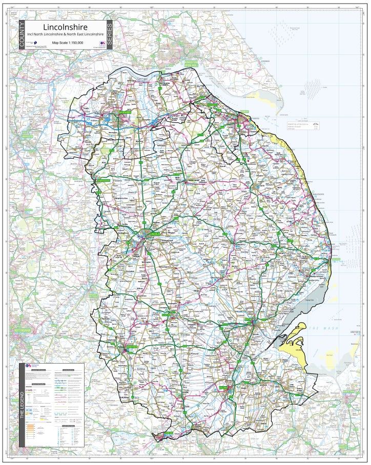Lincolnshire County Map (2021) – Map Logic