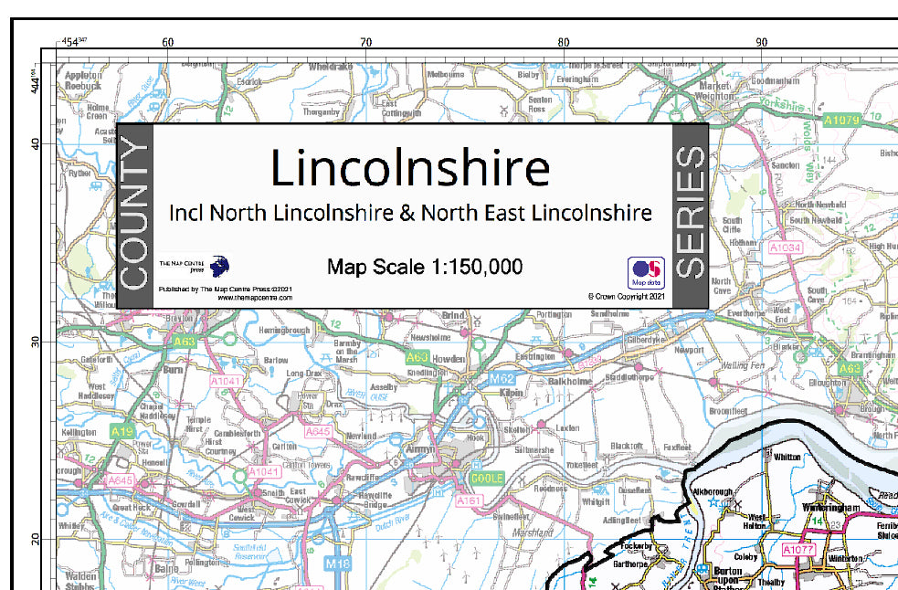Lincolnshire County Map (2021) – Map Logic