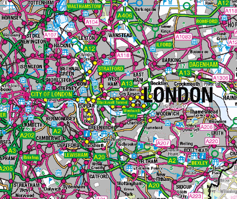 Greater London County Map (2021) – Map Logic