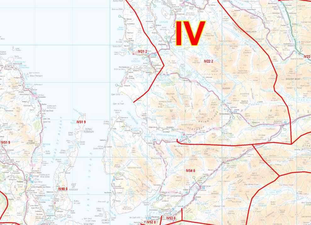 Scottish Highlands Postcode Sector Map (S19) – Map Logic