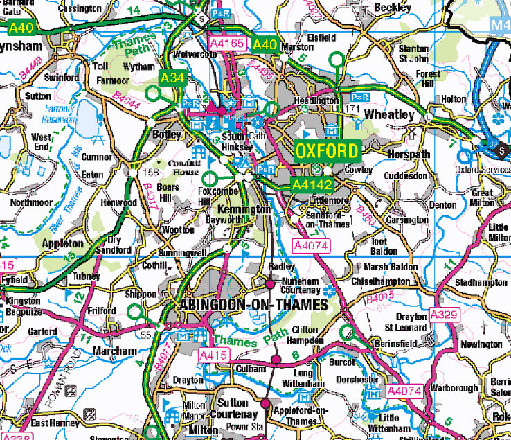 Oxfordshire County Map (2021) – Map Logic