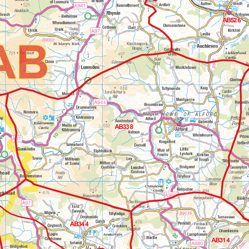 Aberdeen Postcode Map (AB) – Map Logic