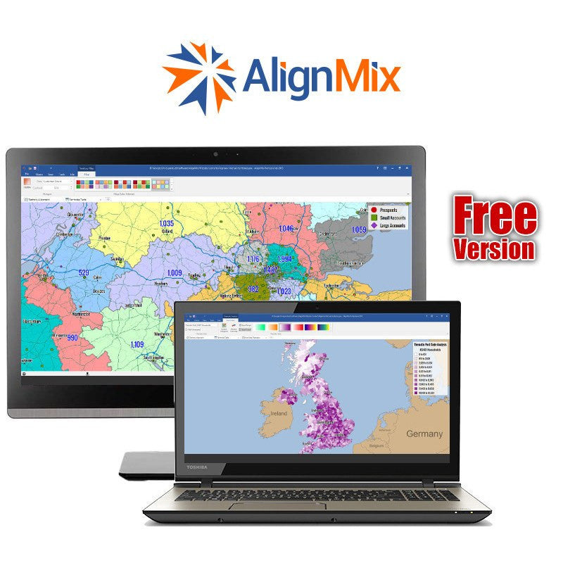 AlignMix Professional Territory Mapping Software – Map Logic