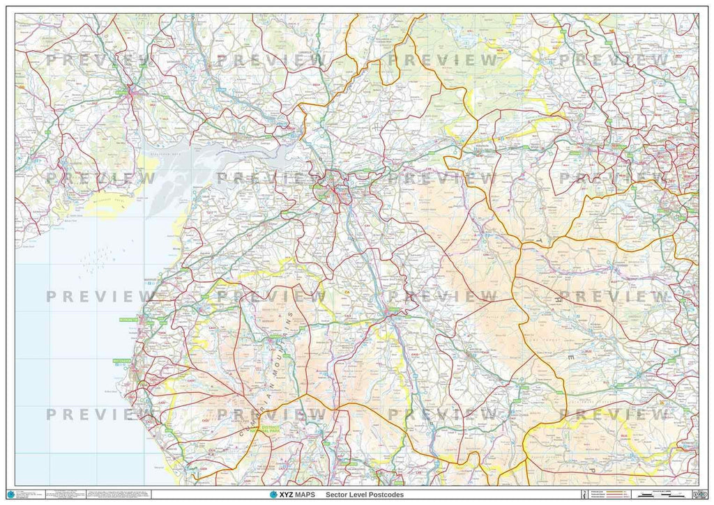 CA Postcode Map for the Carlisle Postcode Area GIF or PDF Download ...