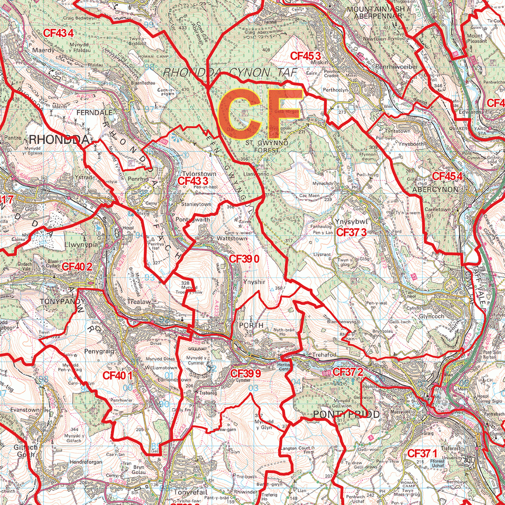 Carlisle Postcode Map (CA) – Map Logic