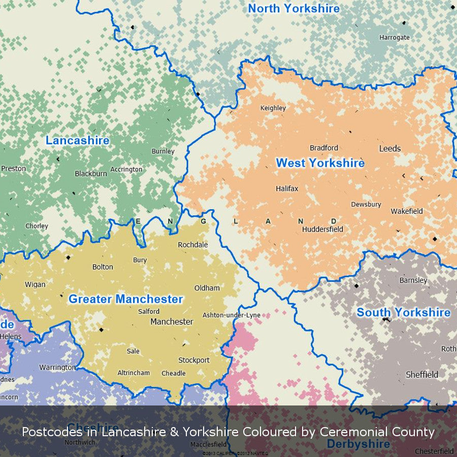 Postcode to County Lookup List – Map Logic
