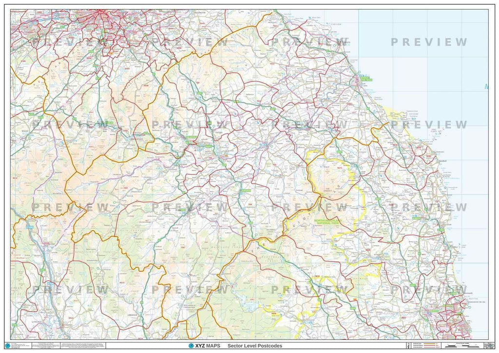 TD Postcode Map for the Galashiels Postcode Area GIF or PDF Download ...